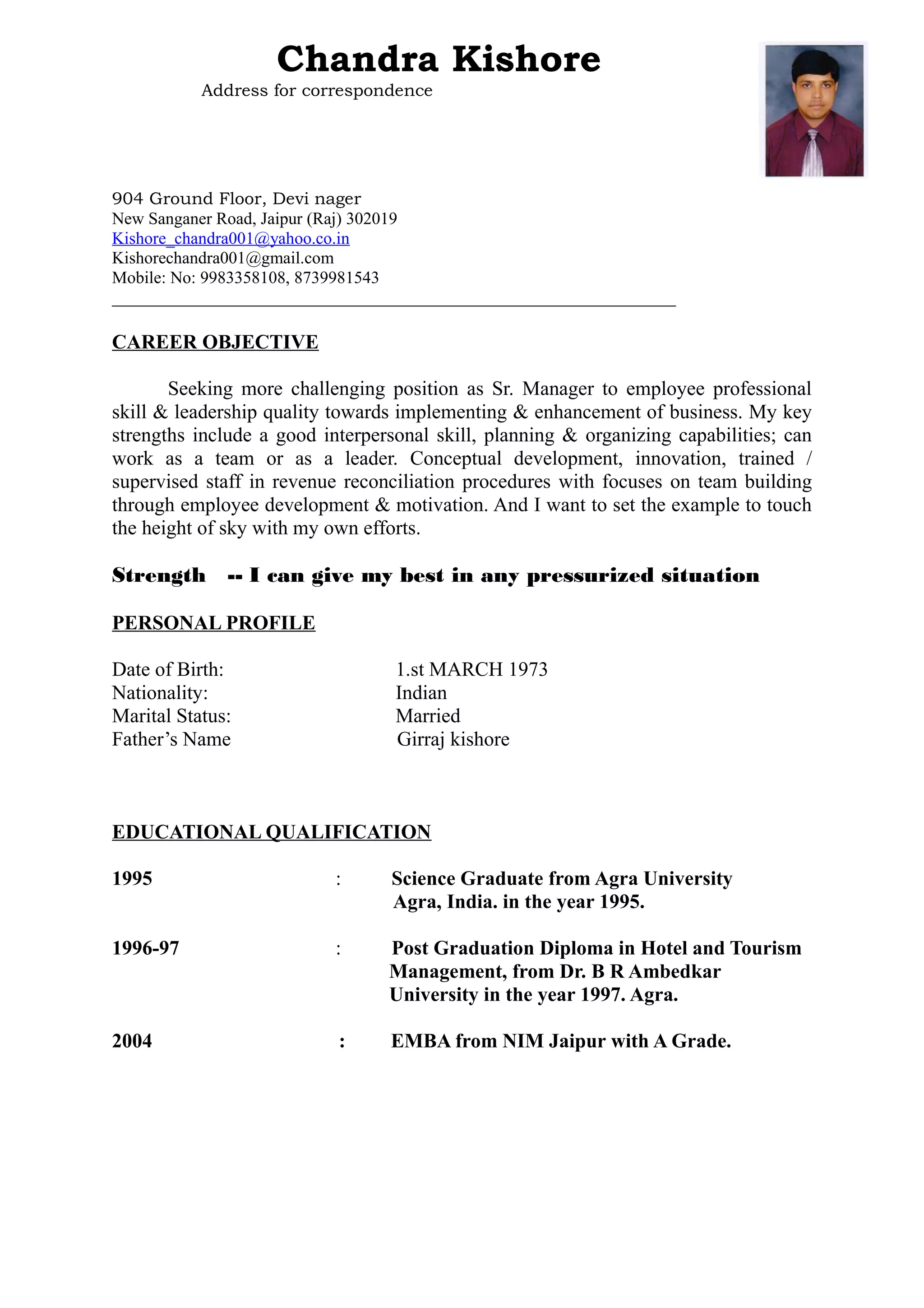 chandra kishore | DOC