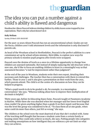 Guardian Education article March 2015 | PDF