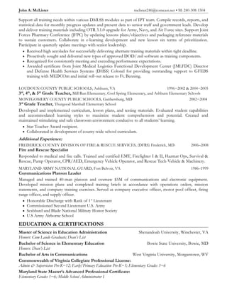 McLister, John- Resume Updated_03.16-2 | PDF