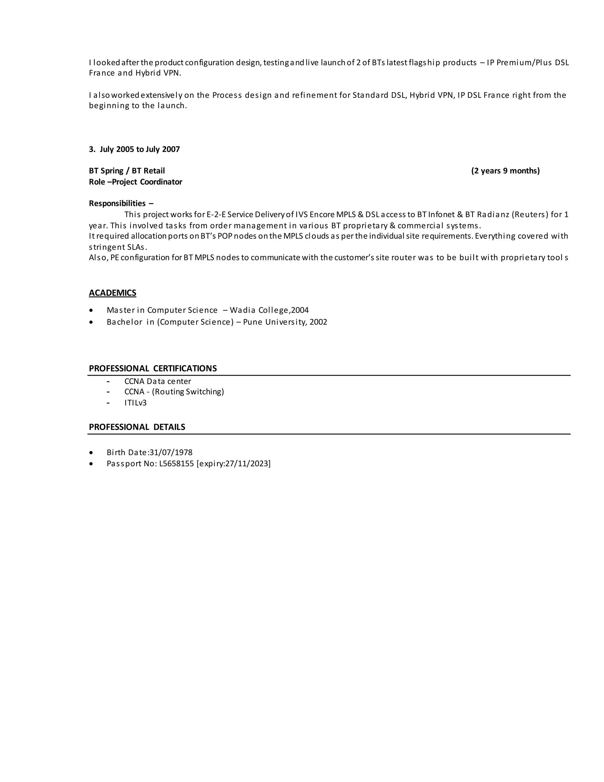 CV - Ajit Bhide | DOCX