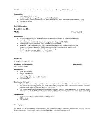 CV - Ajit Bhide | DOCX