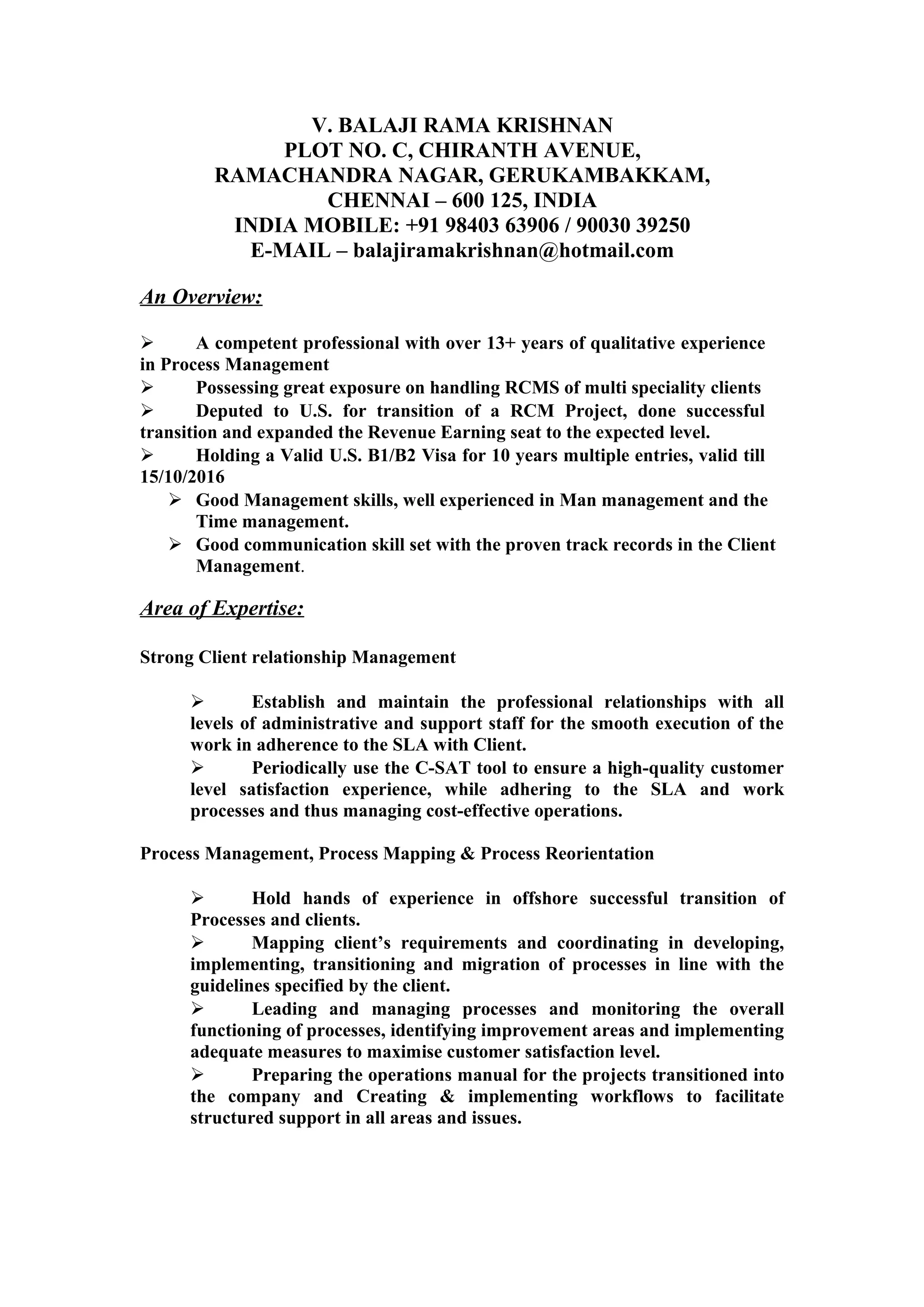 Balaji Ramakrishnan | DOC