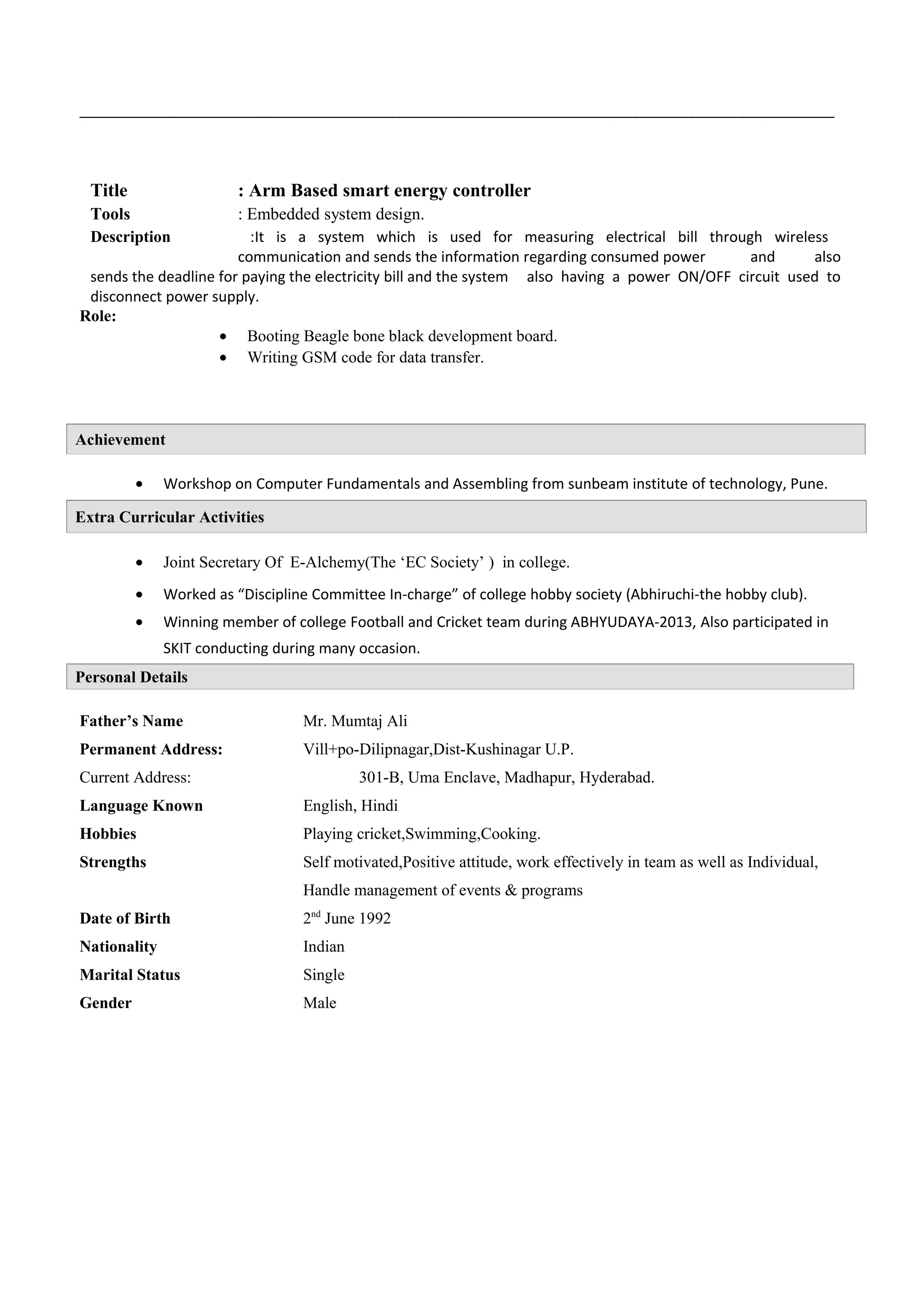 Aftab_Alam_Resume2016 | PDF