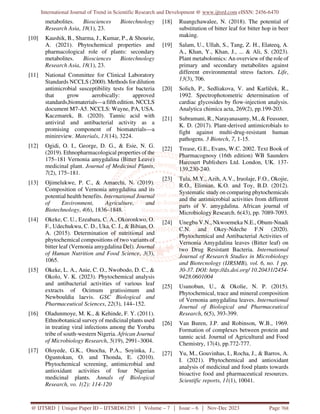 Phytochemical Screening and In Vitro Antibacterial Activities of the ...