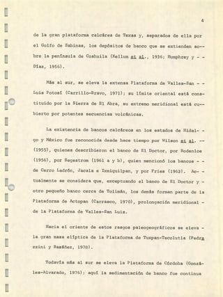 Desarrollo y evolución de la plataforma calcarea de Tuxpan-Tecolutla | PDF