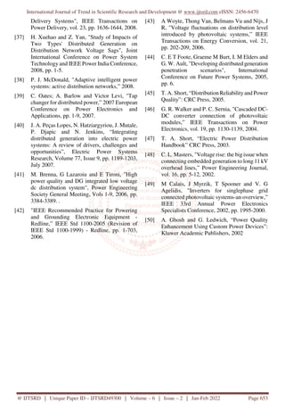 To Study and Implement Power Quality Issues and Power Enhancement Techniques Using Custom Power ...