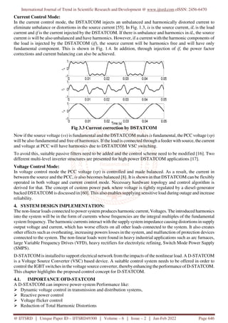 To Study and Implement Power Quality Issues and Power Enhancement Techniques Using Custom Power ...