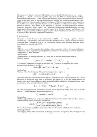 An Automatic Medical Image Segmentation using Teaching Learning Based Optimization | PDF