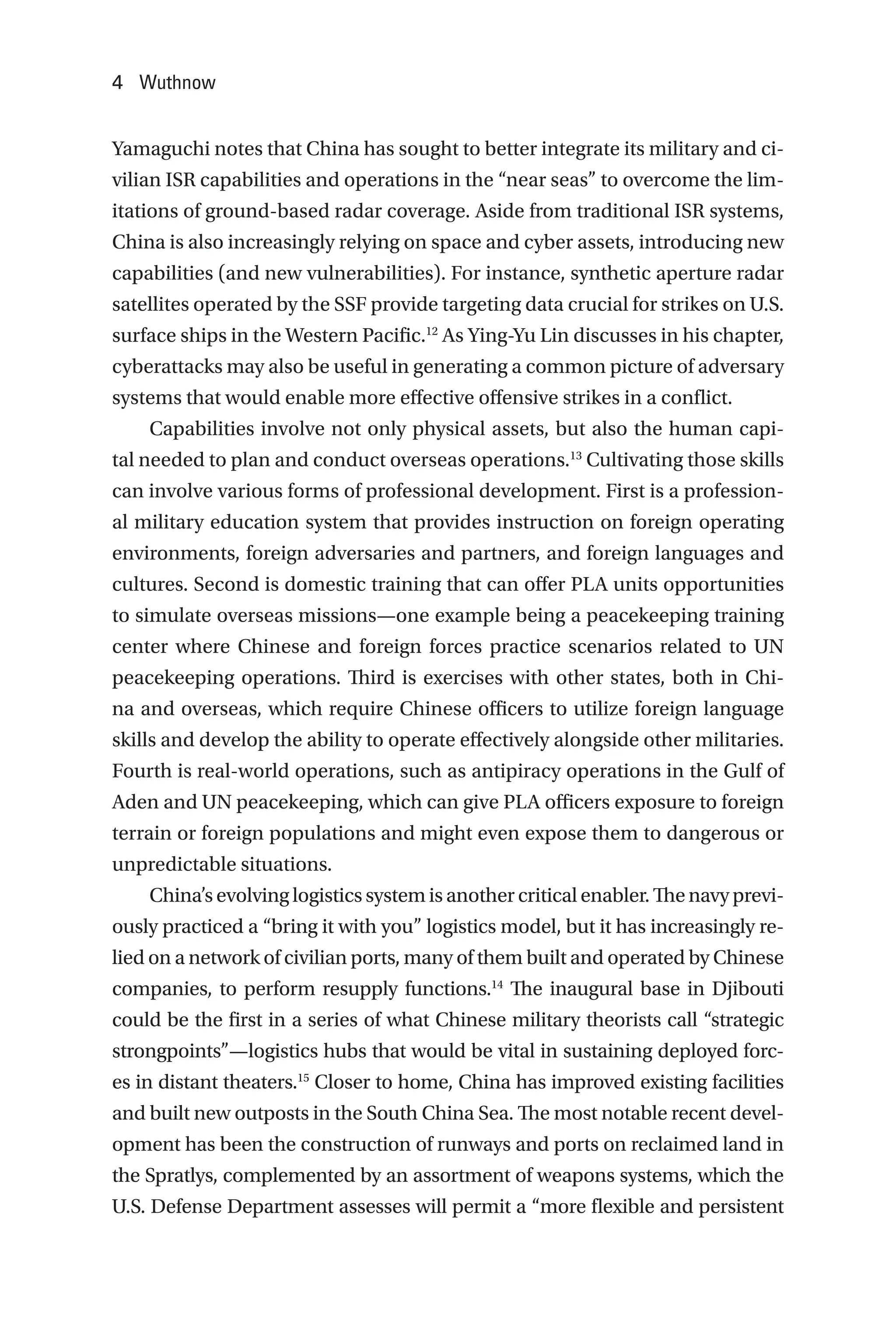 The PLA Beyond Borders: Chinese Military Operations in Regional and ...