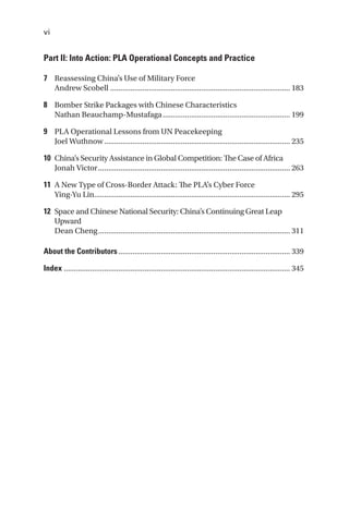 The PLA Beyond Borders: Chinese Military Operations in Regional and ...
