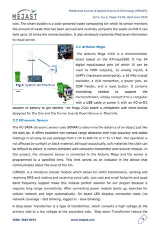 Smart Garbage Monitoring System using Internet of Things | PDF