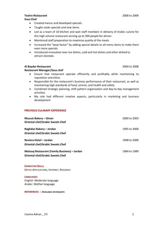 Usama Adnan_CV | PDF