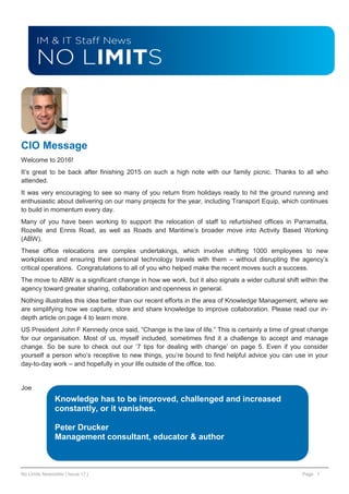 IMIT Newsletter 1 2016 | PDF | Desserts and Baking | Food & Drink