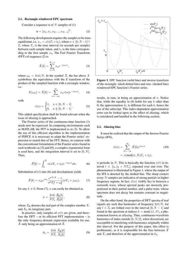Exponential-plus-Constant Fitting based on Fourier Analysis | PDF