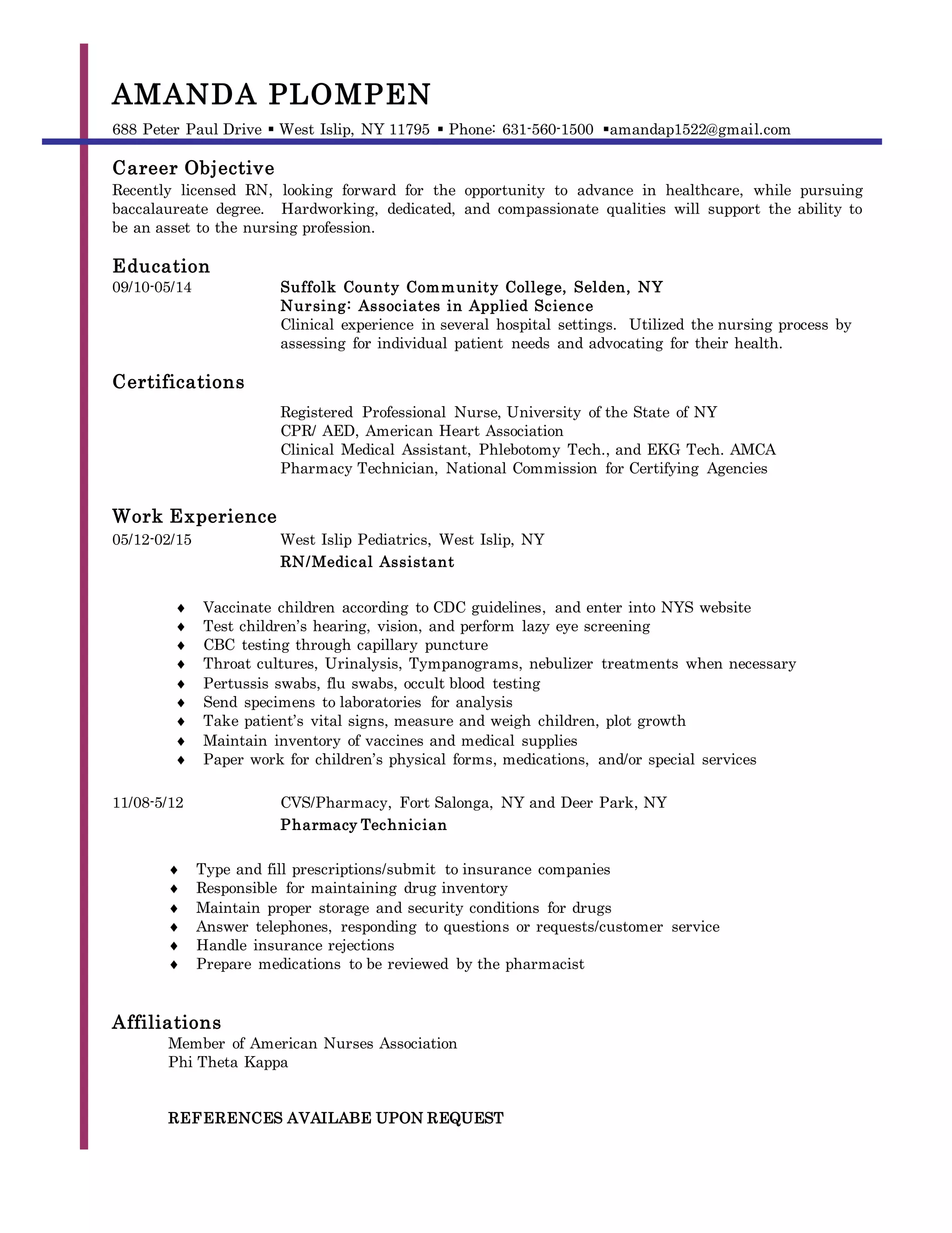 RN resume | DOCX