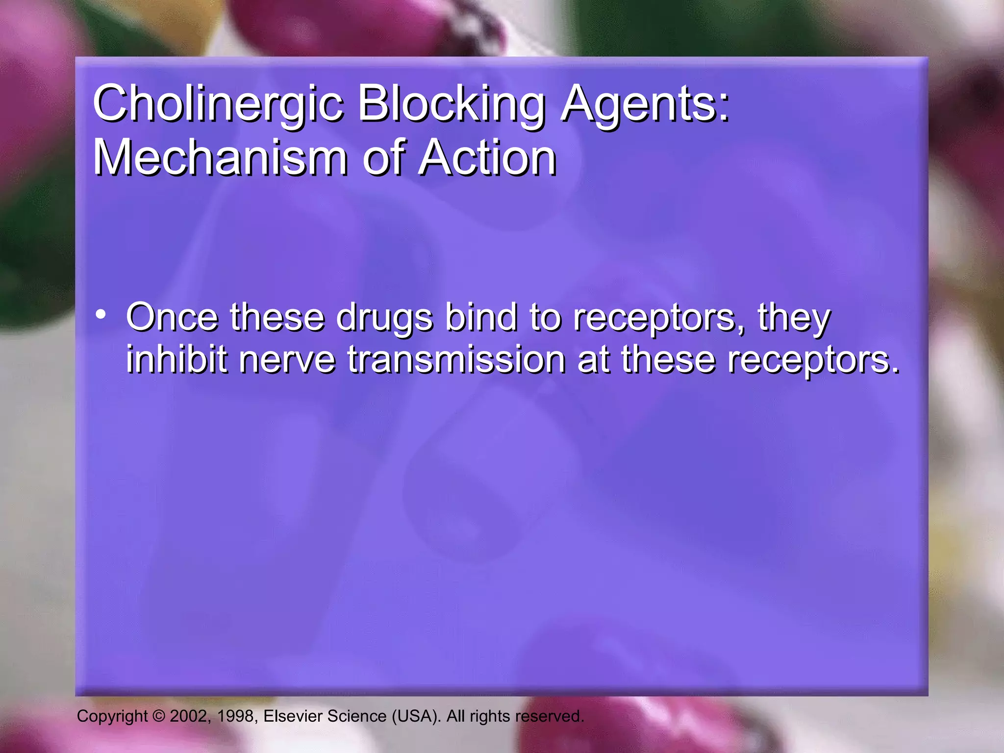 cholinergic blockers | PPT