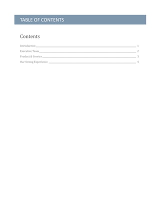 Company Profile Final | PDF
