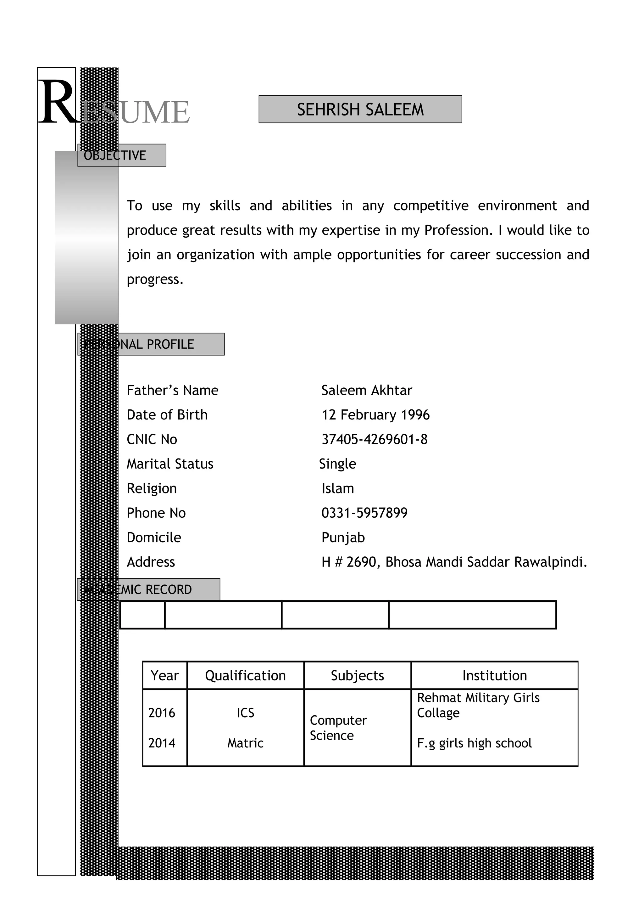 Sehrish Saleem | PDF