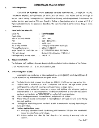 99119 coach failure report | DOC