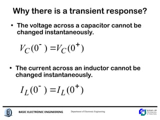 Transient analysis of RLC circuit Eleectrical | PPT