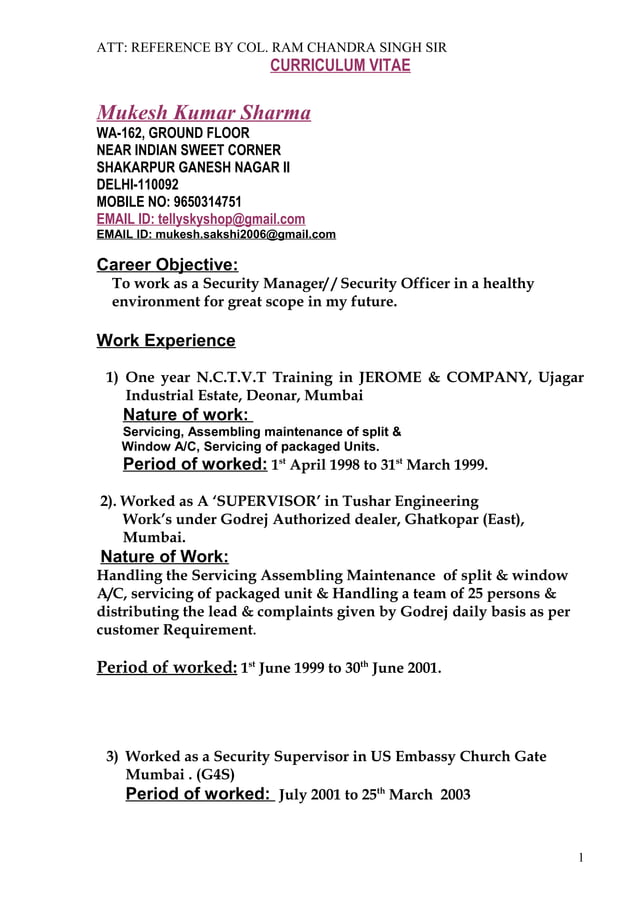 Mukesh Sharma - CV update (2) (6) (1) (1) (1) | PDF