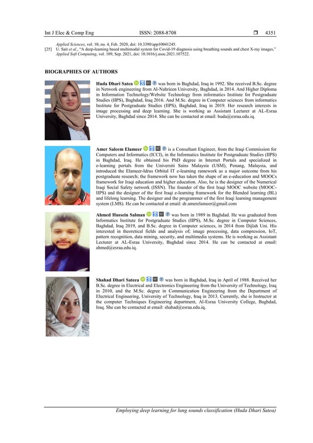 Employing deep learning for lung sounds classification | PDF