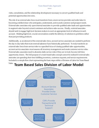 Team Based Sales Approach Concept Whitepaper Linkedin (1) | PDF