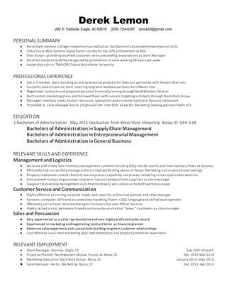 Resume Page 2 | PDF