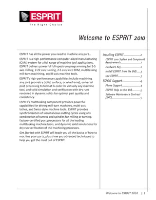 99239843 esprit-get-started | PDF