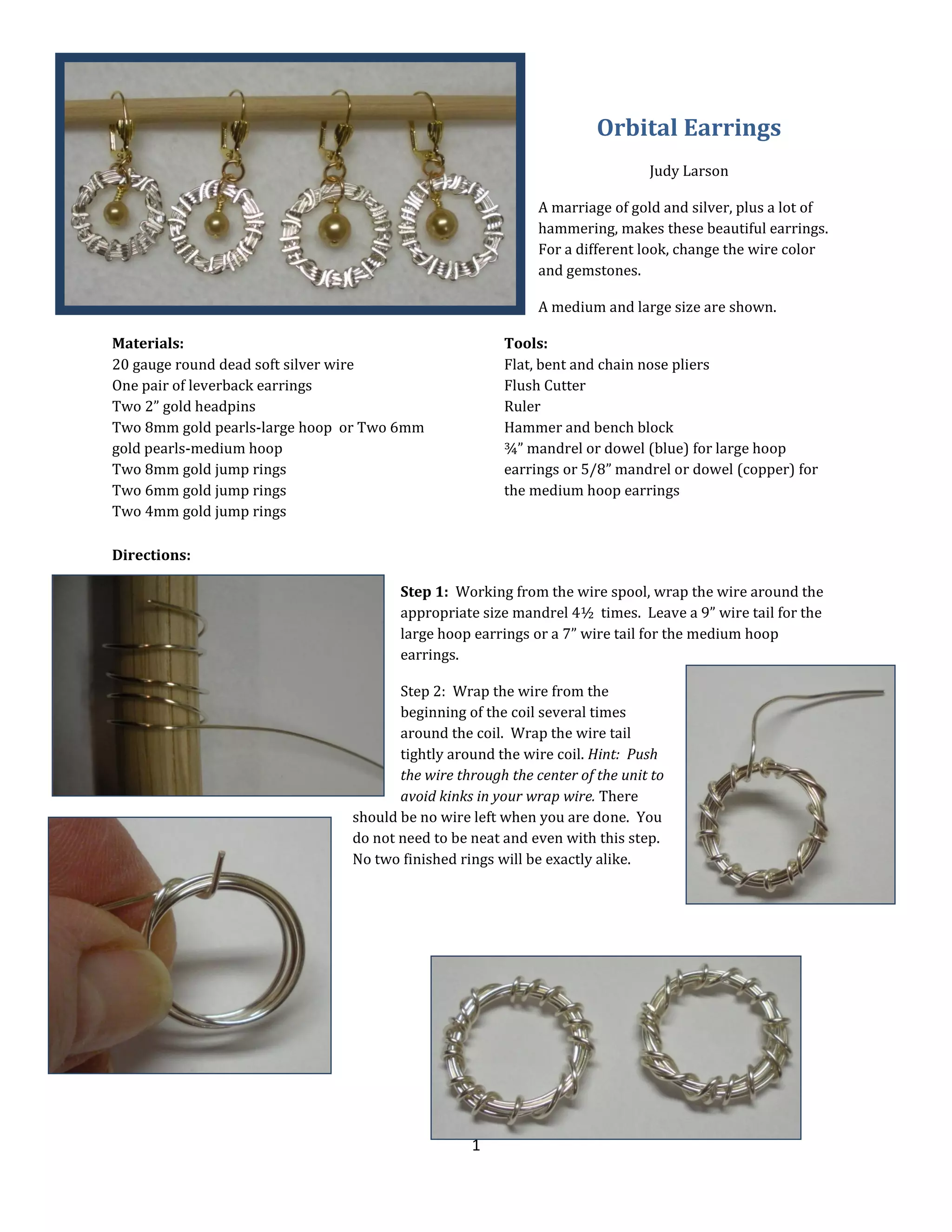 Orbital Earrings Tutorial | PDF