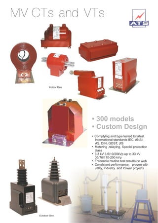 Catalogue-Oil Cooled-Resin Cast CTs-PTs-ATS | PDF