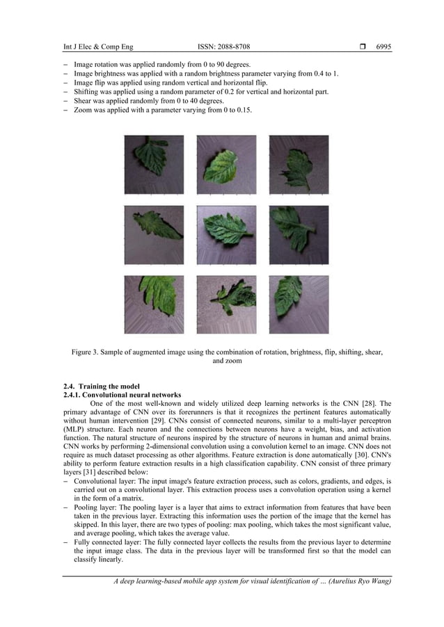 A deep learning-based mobile app system for visual identification of ...