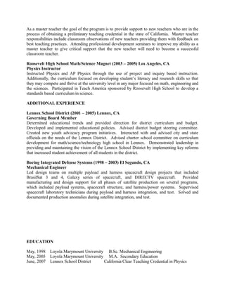 Rivas Resume 2014 | DOC | Professional School | Postgraduate Education