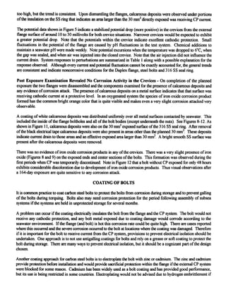 prevention of crevice corrosion in duplex ss flanges using carbon steel ...
