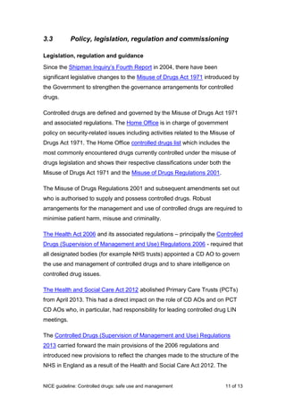 NICE -the-safe-use-and-management-of-controlled-drugs3 | PDF