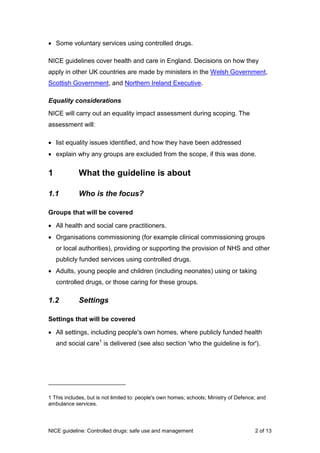 NICE -the-safe-use-and-management-of-controlled-drugs3 | PDF