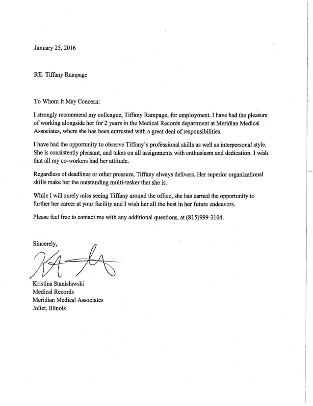 letter of recom | PDF