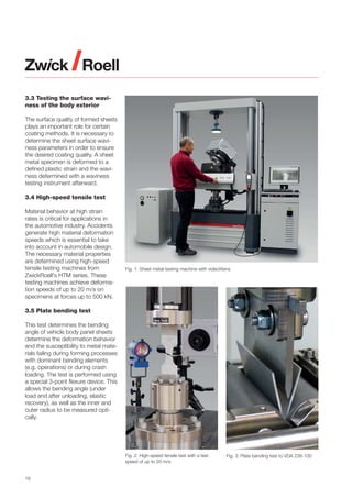 Automotive components and material testing | PDF