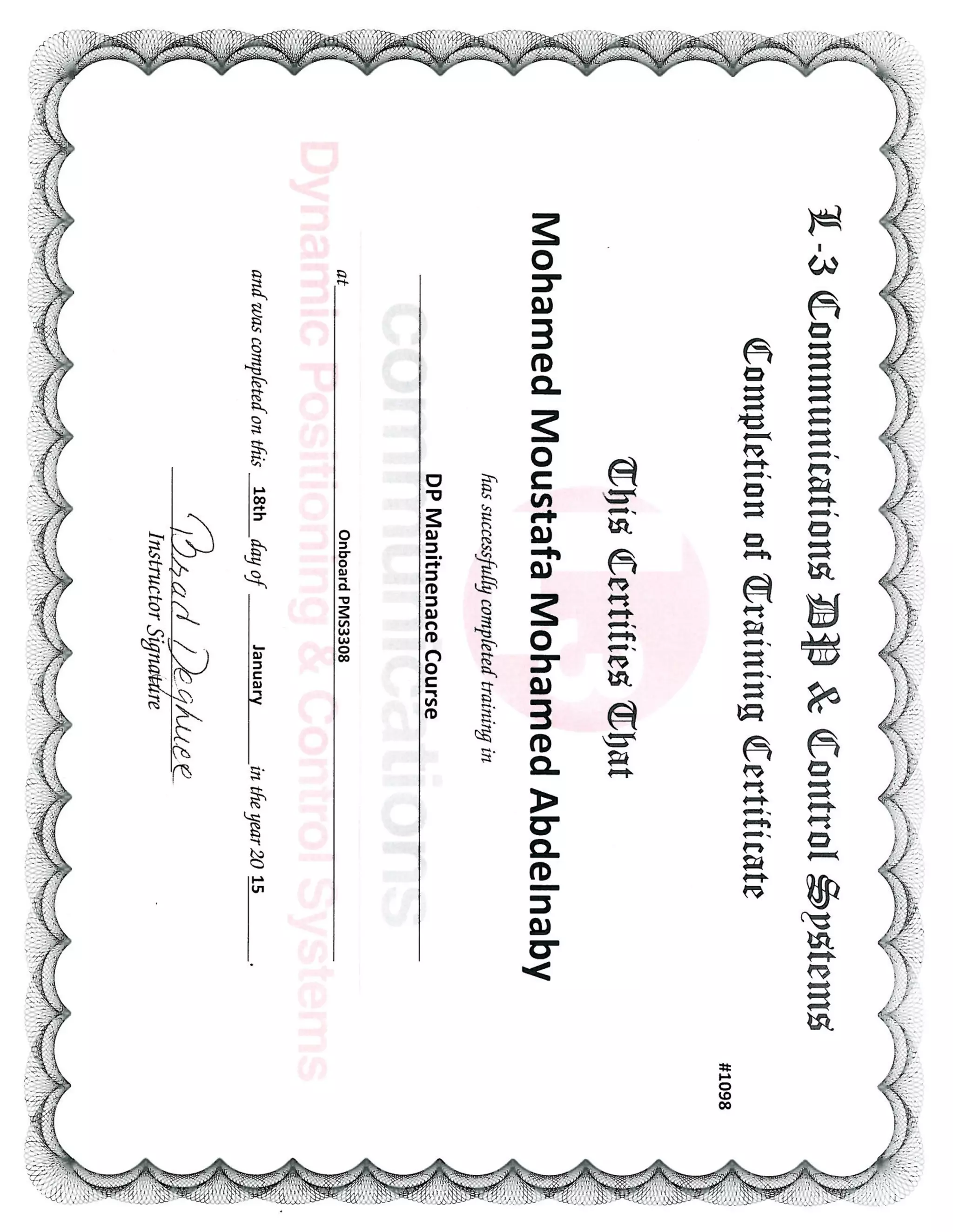 L3 DP Maintenance Course | PDF
