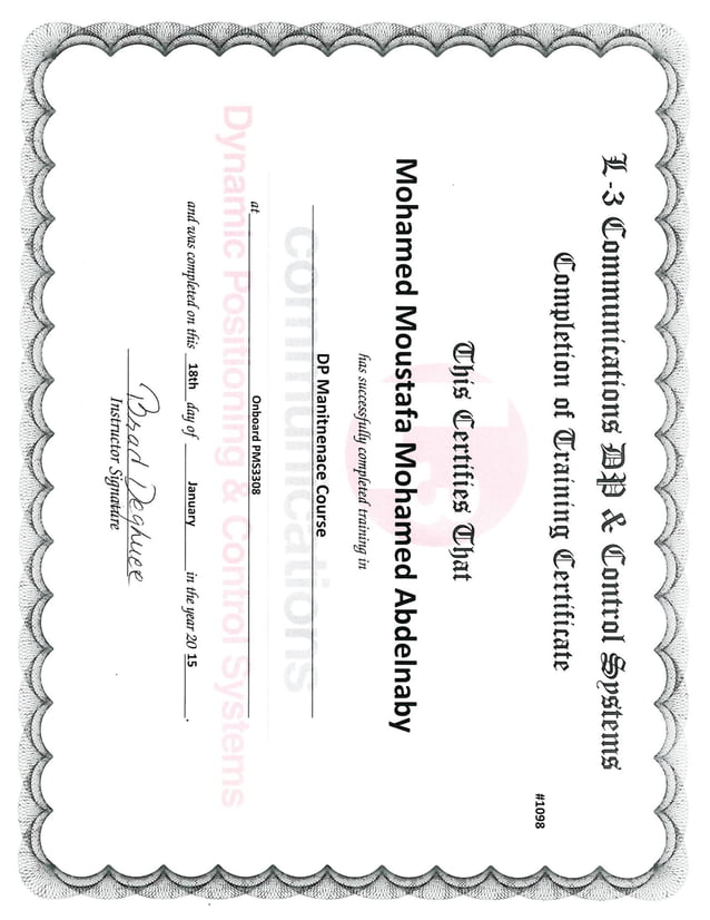 L3 DP Maintenance Course | PDF