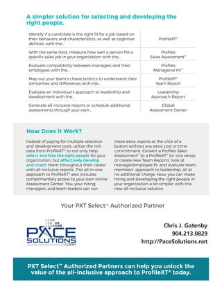PXT Select Brochure Web 052516 | PDF