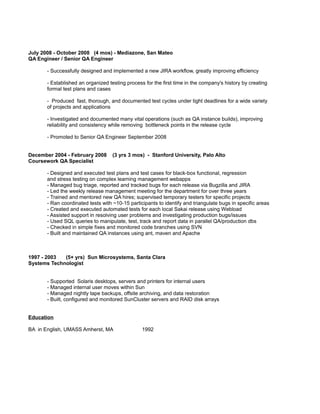 margaret-petit.resume.72016 | DOC | Computer Software and Applications ...
