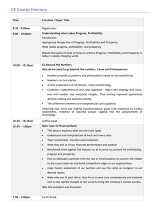 FINANCIAL RATIO - POINTERS TO PROGRESS, PROFITABILITY AND PROSPERITY (1 ...