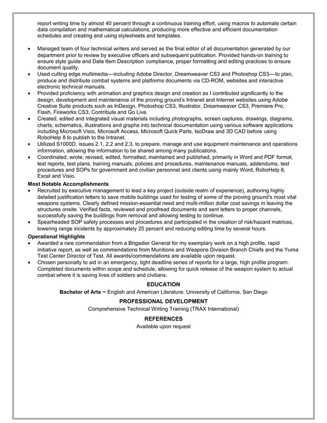 Matthew.J.Riehl - Seasoned Senior Technical Writer | PDF