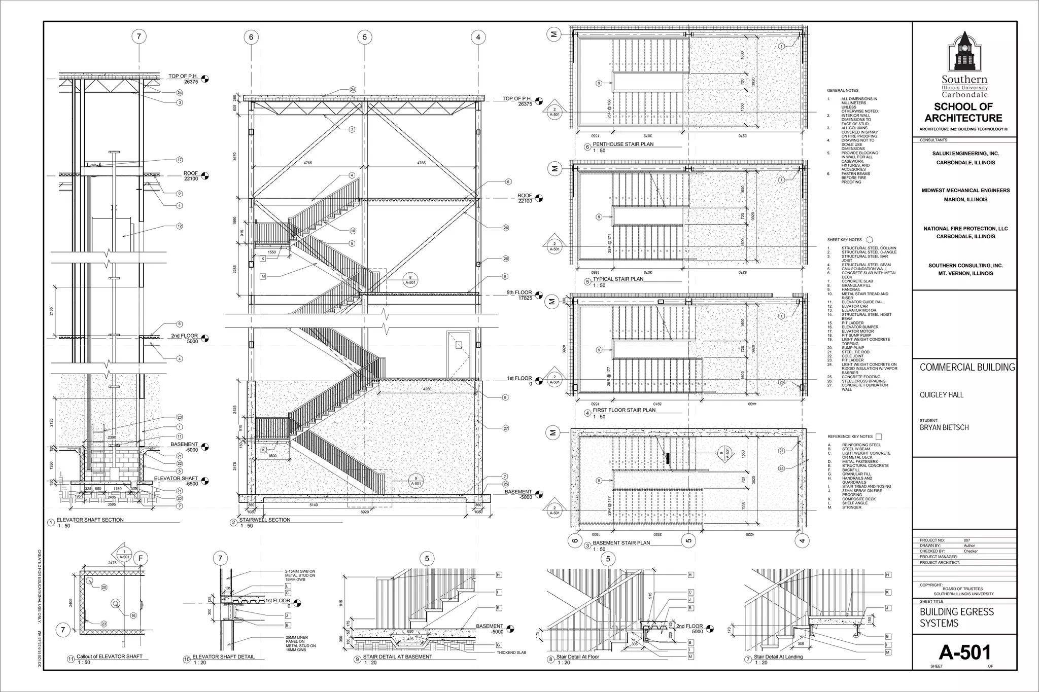 SEC01_BRYAN_BIETSCH_A501-EGRESS & ELEVATOR | PDF