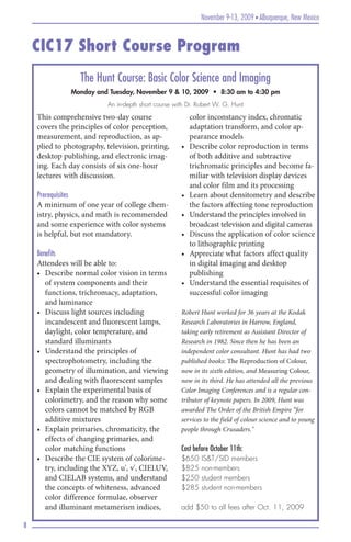 CIC 17 Preliminary Program | PDF