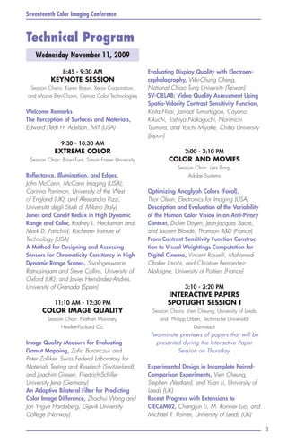 CIC 17 Preliminary Program | PDF