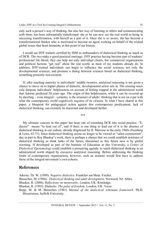 DTF as a Tool for Creating Integral Collaborations | PDF