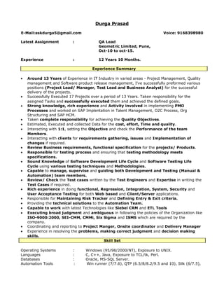 Resume | PDF