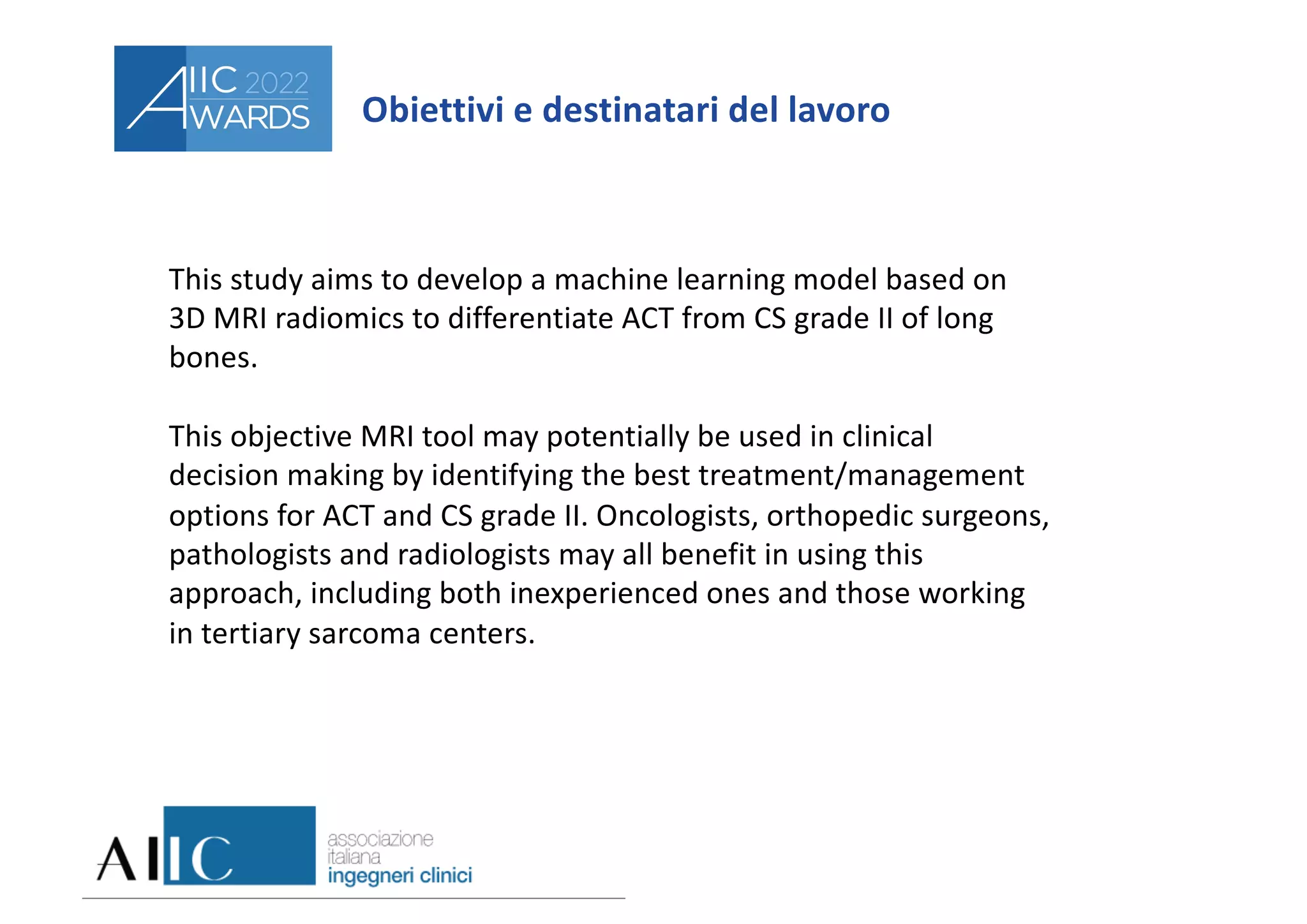 3D MRI RADIOMICS-BASED MACHINE LEARNING FOR DIFFERENTIATION OF ATYPICAL ...